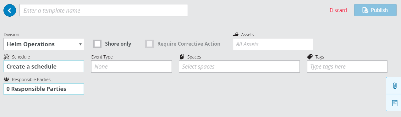 Build forms templates – Helm Operations