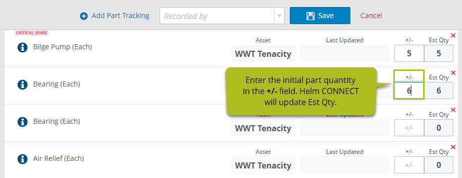Set up your inventory – Helm Operations